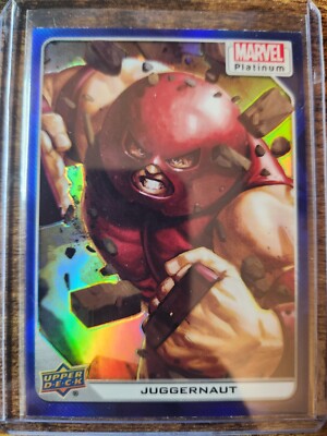 2023 Upper Deck Marvel Platinum Juggernaut Blue Rainbow SP Parallel #59 ...