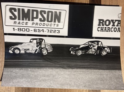 USAC Race Photo, Johnny Parsons and Mike Bliss at IRP 1993, 5x7 | eBay