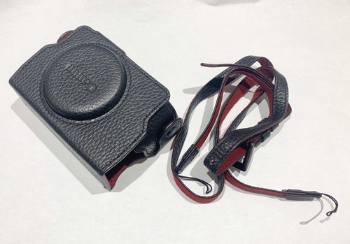 CANON CSC-G11BK Soft Leather Case for Digital Camera PowerShot G5X Mark ...