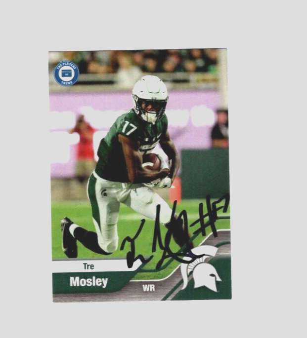 Tre Mosley Michigan State Spartans football signed autographed trading ...