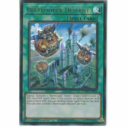 BODE-EN089 Beetrooper Descent | 1st Edition Ultra Rare | YuGiOh Trading ...