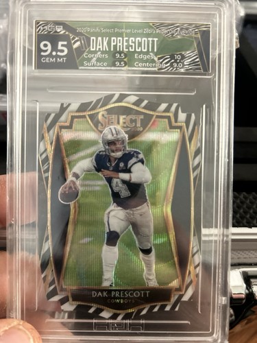 2020 Panini NFL Select Dak Prescott Premier Level Die-Cut Zebra #108 | eBay