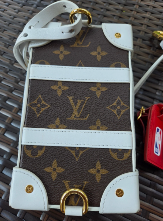 Louis Vuitton X NBA Monogram Soft Trunk Crossbody Canvas Phone Box ...