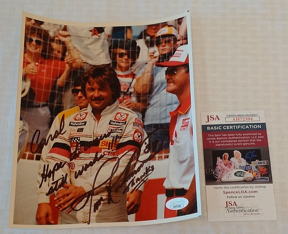 1/1 TIM RICHMOND Autographed Signed 8x10 Photo NASCAR JSA Martinsville ...