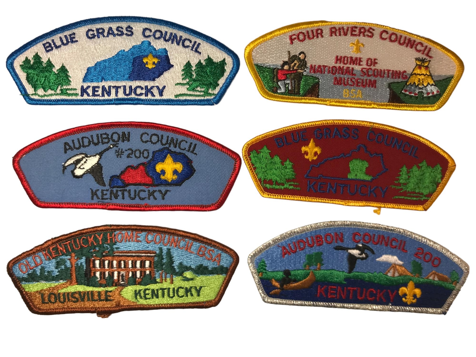 Lot of Kentucky Councils 1/2 Dozen BSA CSPs Mint CSP (BHP1804) | eBay