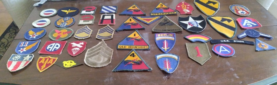 Vintage Genuine Military Patch Collection (40 Patches) | eBay