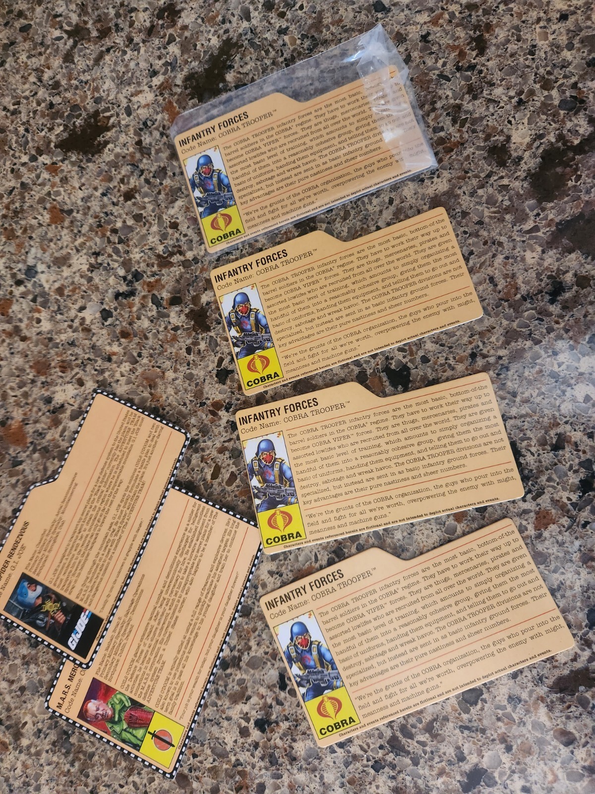 Gi Joe Hasbro 25th Anniversary/ 2000's Gi Joe File Card Lot Of 6 | eBay