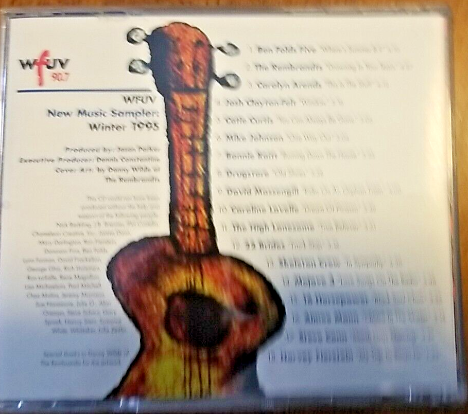 WFUV New Music Sampler Summer 1995 CD Ben Folds Aimee Mann Bonnie Raitt ...