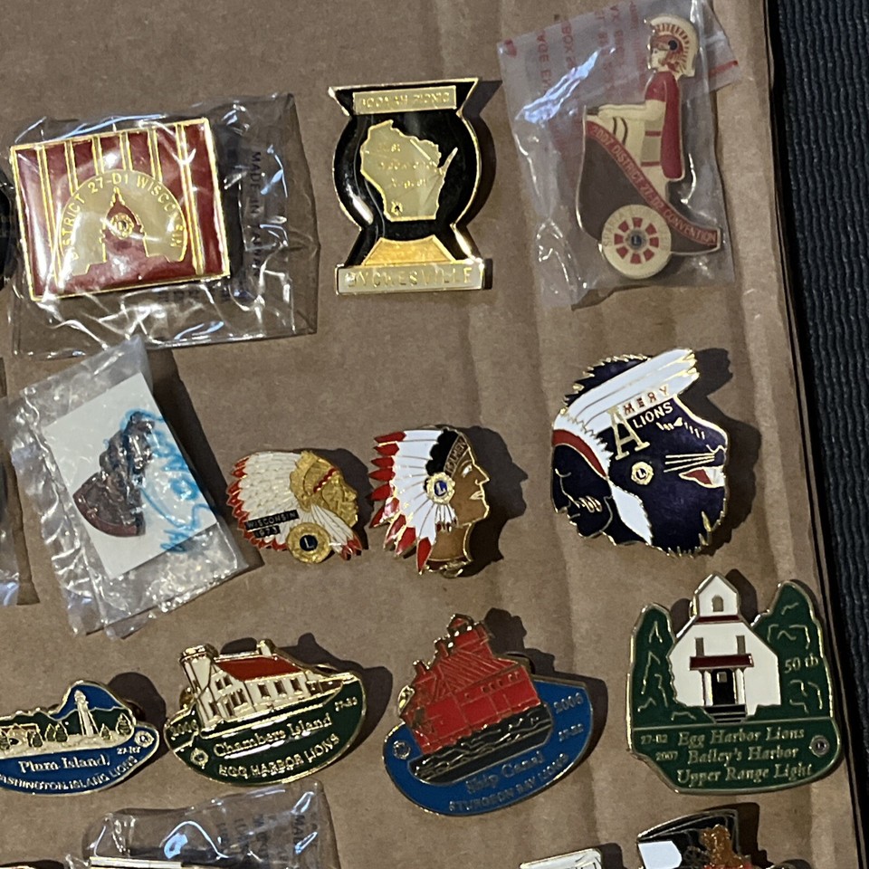 Wisconsin Lions Club Pins Over 230 - 1970’s, 1980’s, 1990’s And 2000’s ...