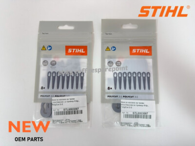 Stihl - 2x OEM Trimmer Blades for PolyCut 2-2 Head FSA 45 Trimmer ...