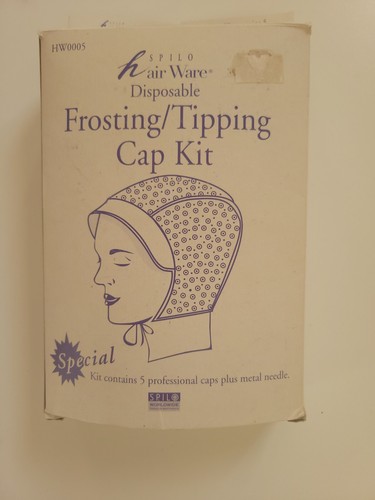 5 Pack Spillo Hair Ware Disposable Frosting/Tipping Cap Kit With ...