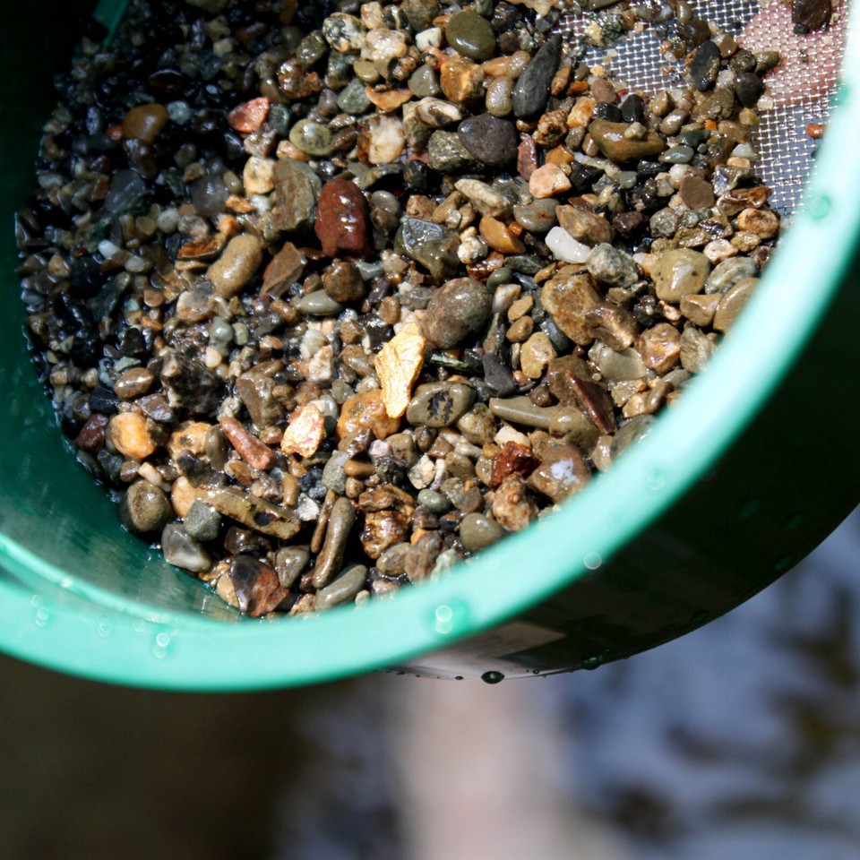 ASR Outdoor 6" Inch Mini Gold Panning Classifier Sift 100 Holes per ...