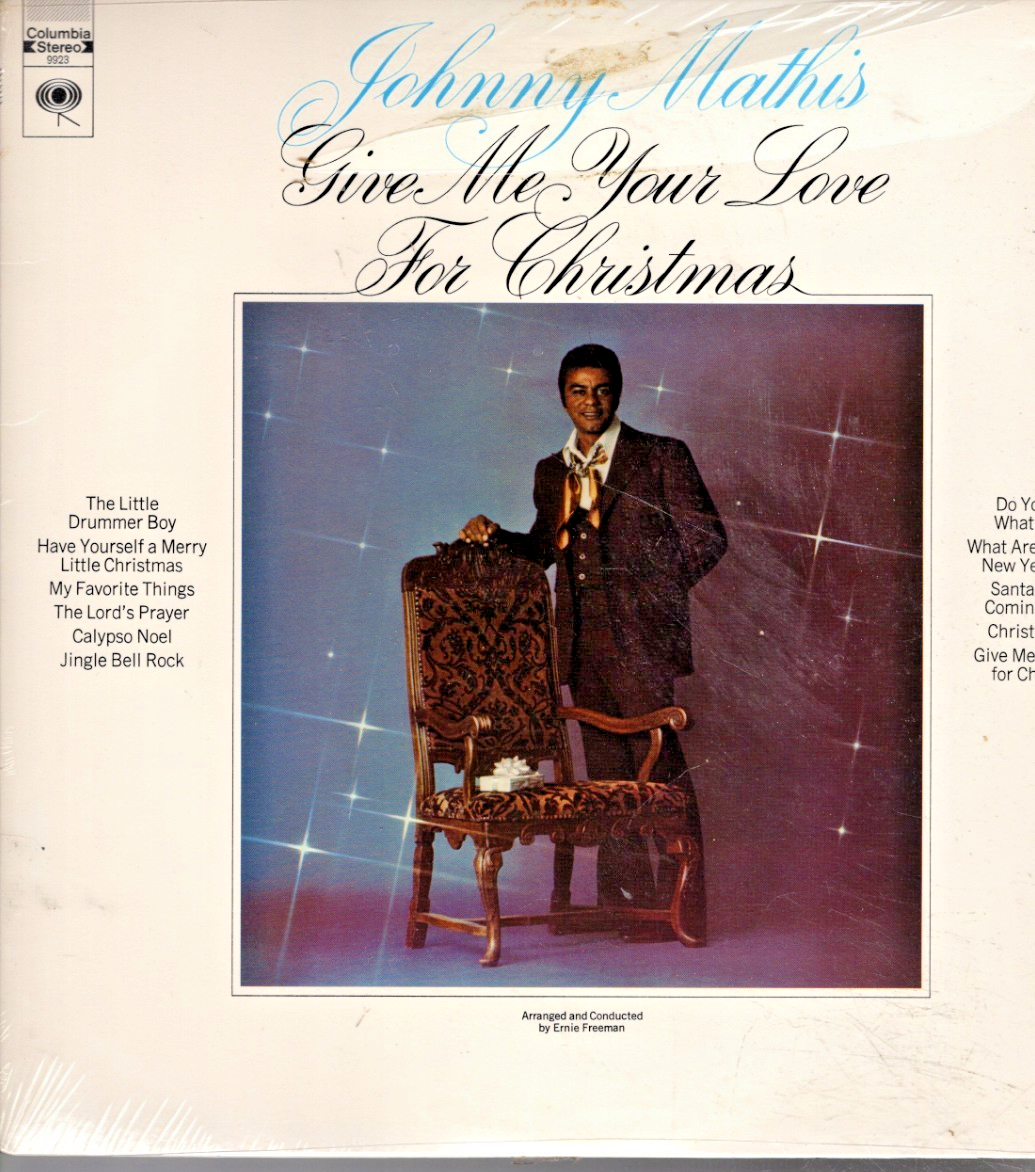 JOHNNY MATHIS on LP "GIVE ME YOUR LOVE FOR CHRISTMAS" pop | eBay