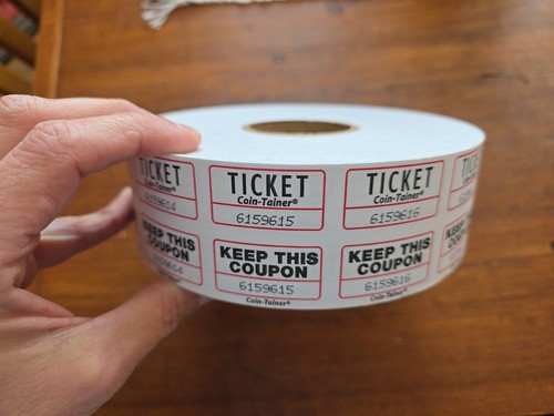 Roll Of Raffle Tickets | eBay