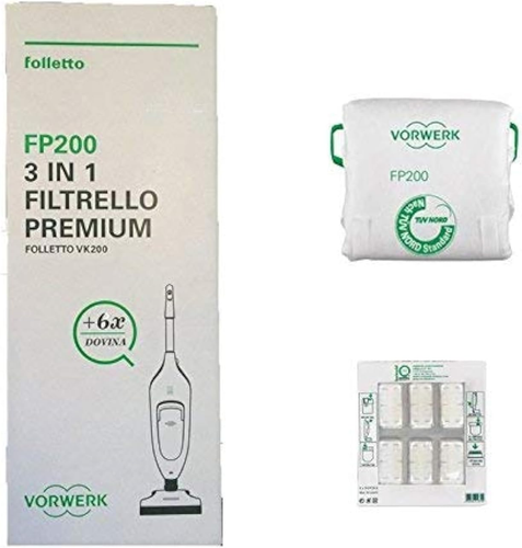 FP200 Folletto, 6 Sacchetti E 6 Profumi Originali | eBay