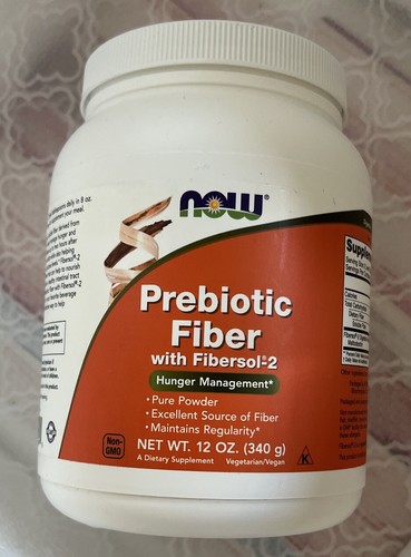 NOW FOODS Prebiotic Fiber with Fibersol-2 Powder - 12 oz. Exp 09/25 | eBay