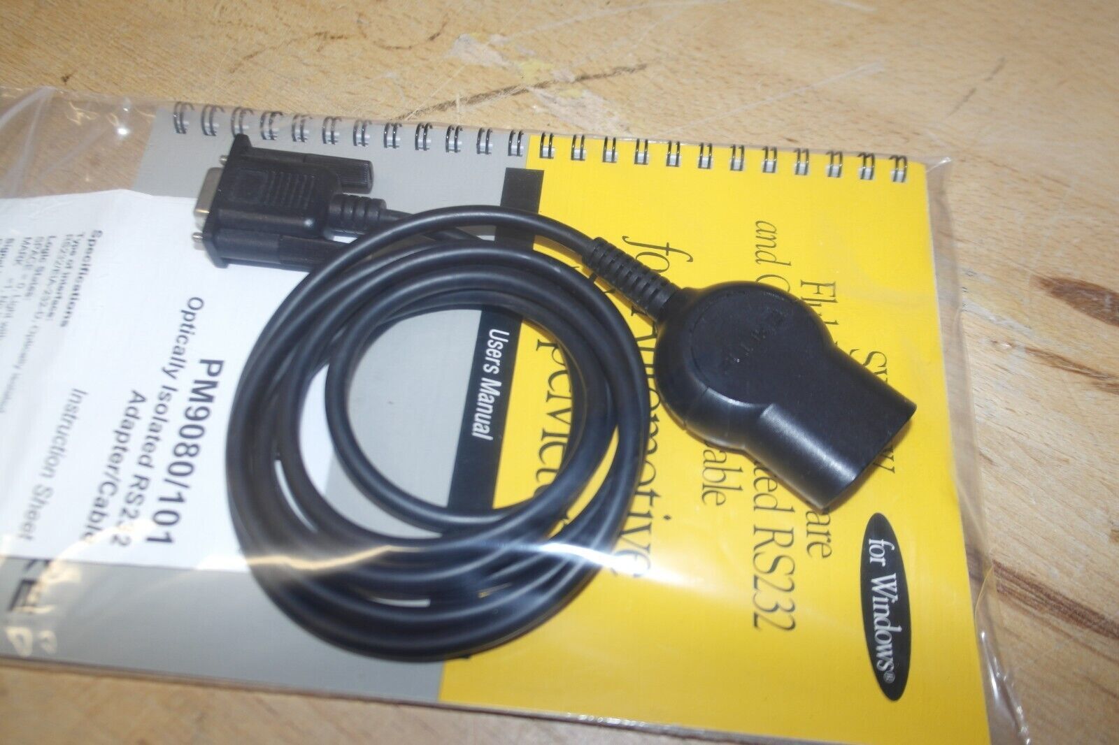 philips (fluke) rs232 Optical Interface Cable /infrared 232 data pm9080 ...