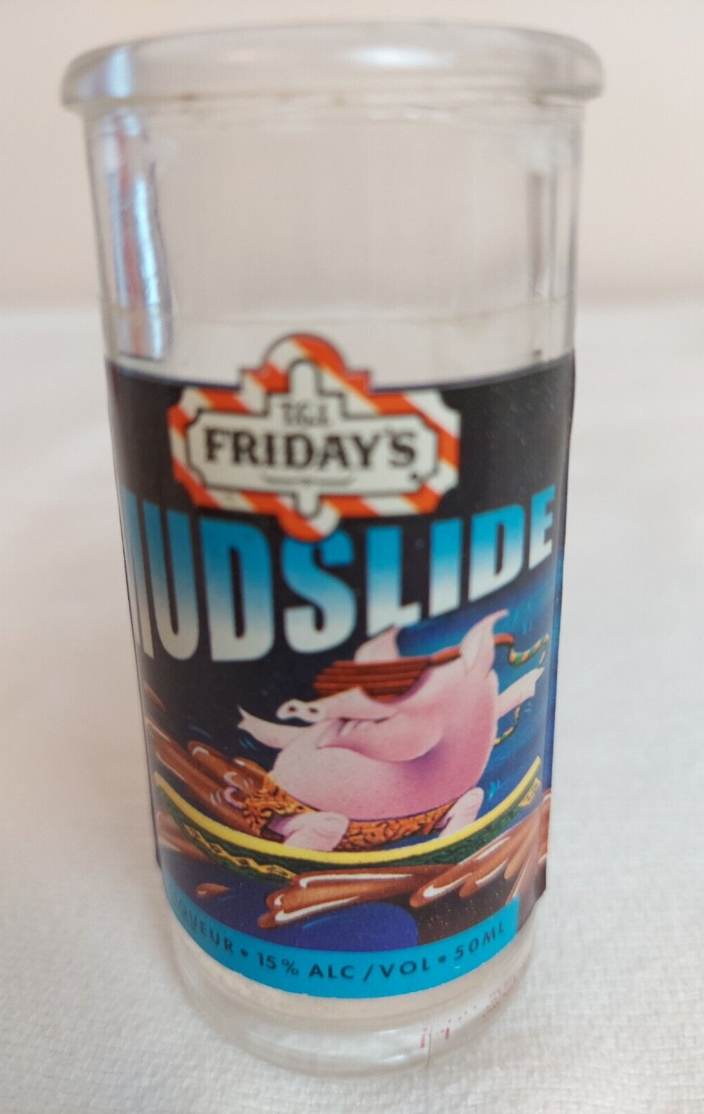 TGI Friday's Mudslide Souvenir Shot Glass Liqueur 3.5" Tall | eBay