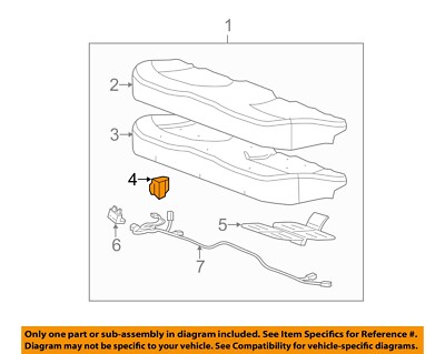 GM OEM 10-24 ATS Rear Seat Components-Seat Cushion Pad Clip 20823966 | eBay