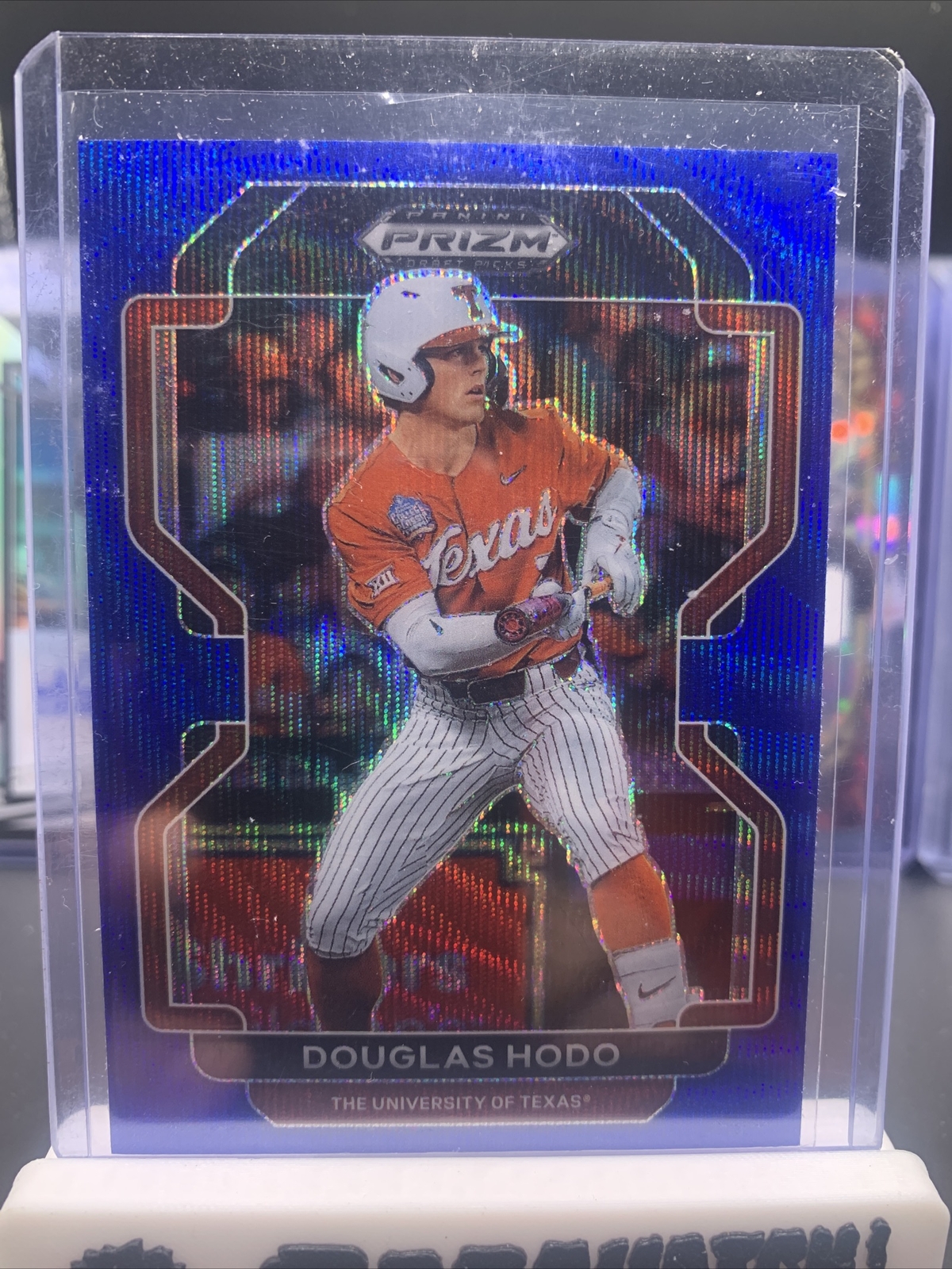 2022 Panini Prizm Draft Picks Prizms Blue Wave #PDP167 Douglas Hodo III ...