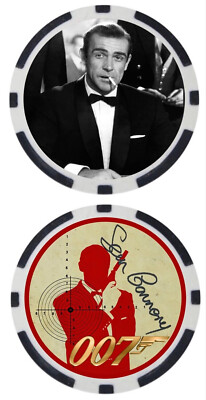 SEAN CONNERY - JAMES BOND - 007 - POKER CHIP ***SIGNED*** | eBay