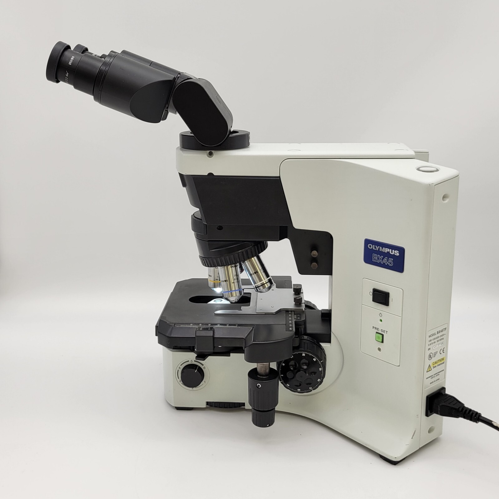 Olympus Microscope BX45 with Tilting Head and 100x Objective | eBay