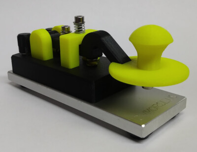 Yellow Camelback Morse Code Key Navy Style W/ Aluminum Base | eBay