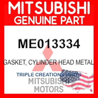 ME013334 Gasket Cylinder Head Metal Genuine Mitsubishi OEM | eBay