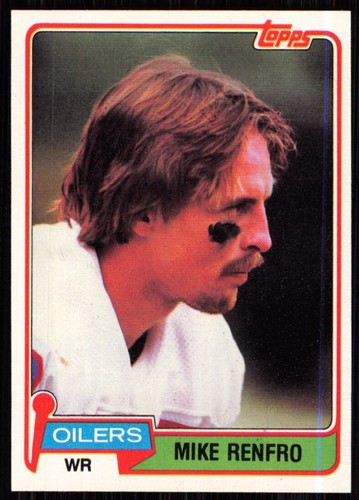 1981 Topps Mike Renfro Houston Oilers #58 | eBay