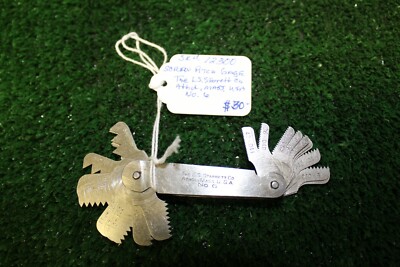 SCREW PITCH GAGE, STARRETT 6, SKU 12300 | eBay