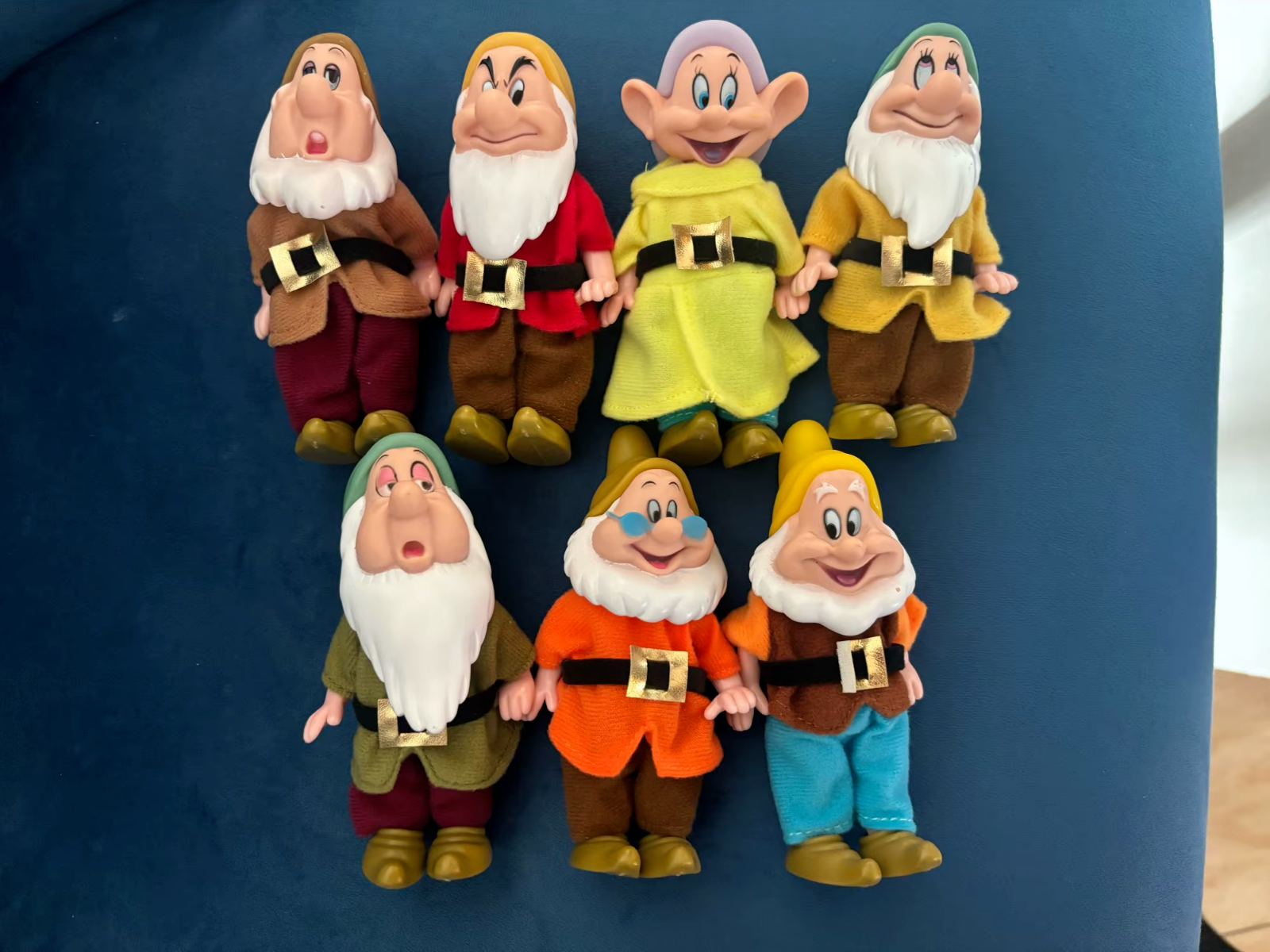 7pcs Disney Snow White And The Seven Dwarfs Action Figure Toys 5.9" Pvc ...