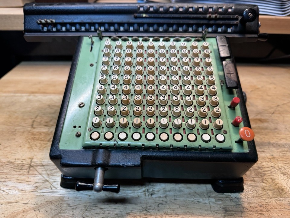 Antique Monroe High Speed Adding Machine Calculator Electric No 1 No ...