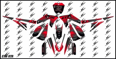 ETM RTR graphics kit decals THICK AND HIGH GLOSS ..... | eBay