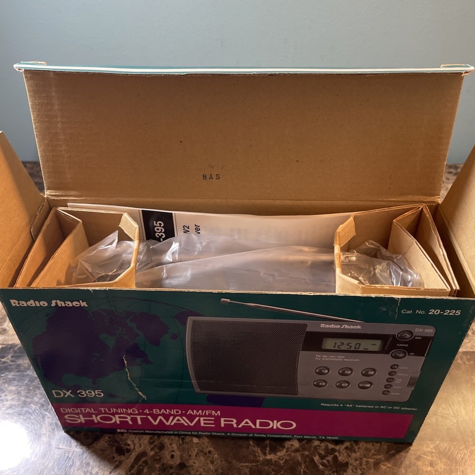 VTG Radio Shack Shortwave Radio DX-395 MAKE OFFER Box & Manual - NEVER ...