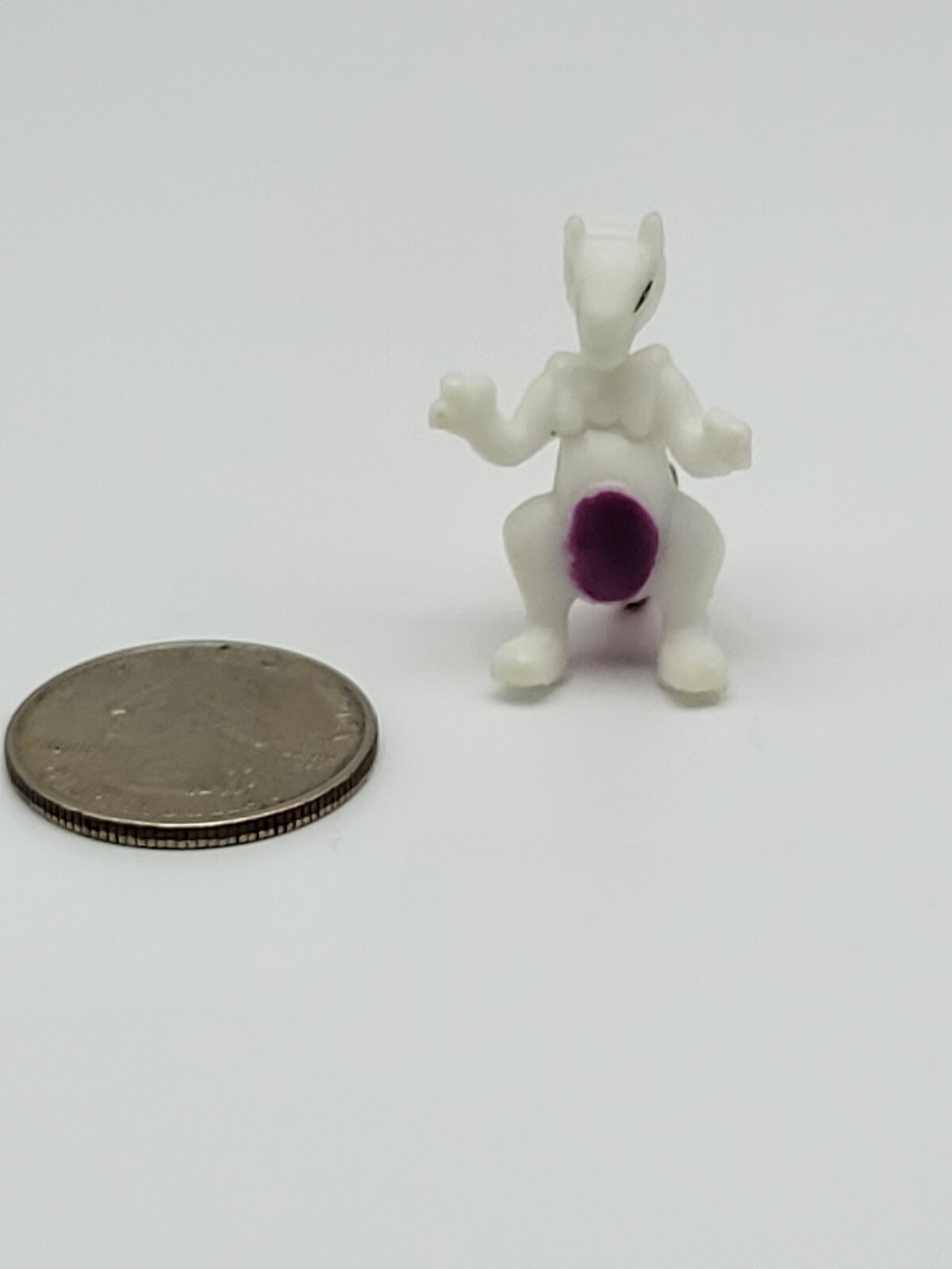 Pokemon 1" Purple Belly & Tail Mewtwo Mini PVC Figure Toy Figurine ...