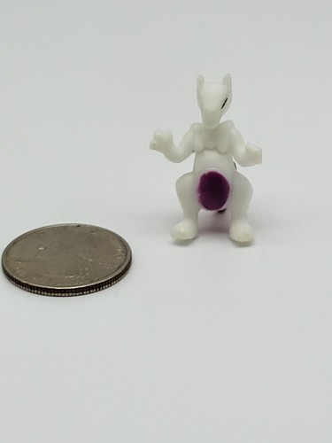 Pokemon 1" Purple Belly & Tail Mewtwo Mini PVC Figure Toy Figurine ...