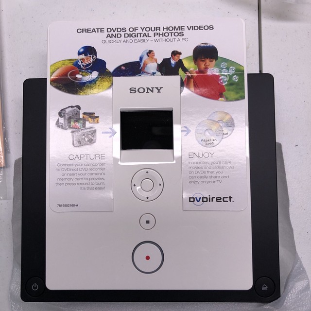 Sony Vrd-mc1 Standalone DVD Recorder DVDirect for sale online | eBay
