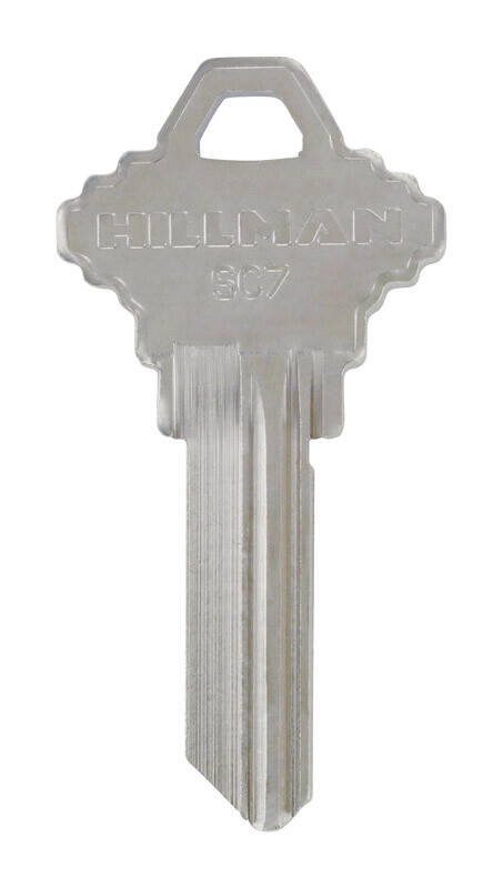 Hillman Keykrafter Universal Key Blank 208 Sc7 Single Sided-pack of 4 ...