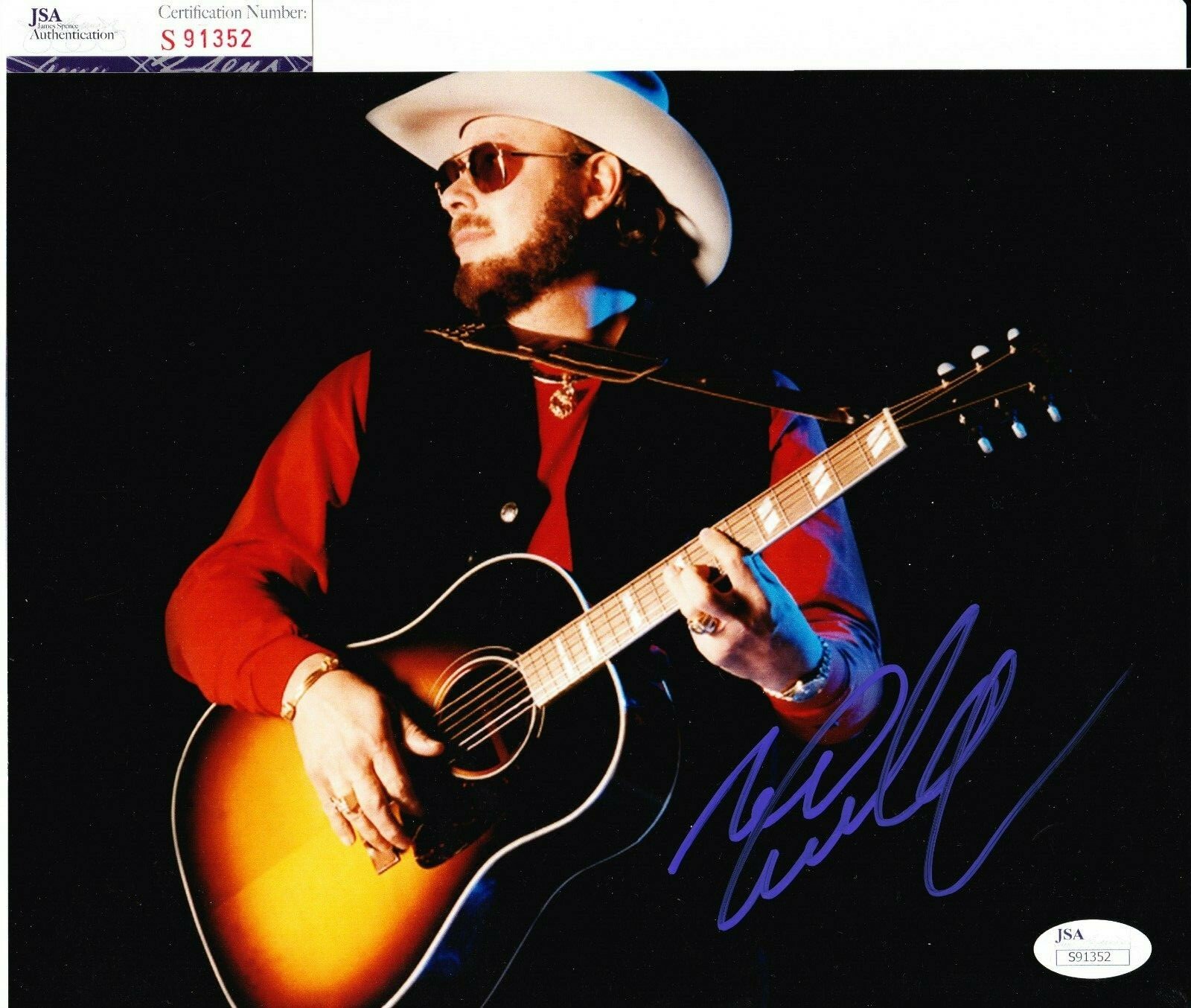 HANK WILLIAMS JR Signed Autograph 8x10 Photo Country Music JSA | eBay