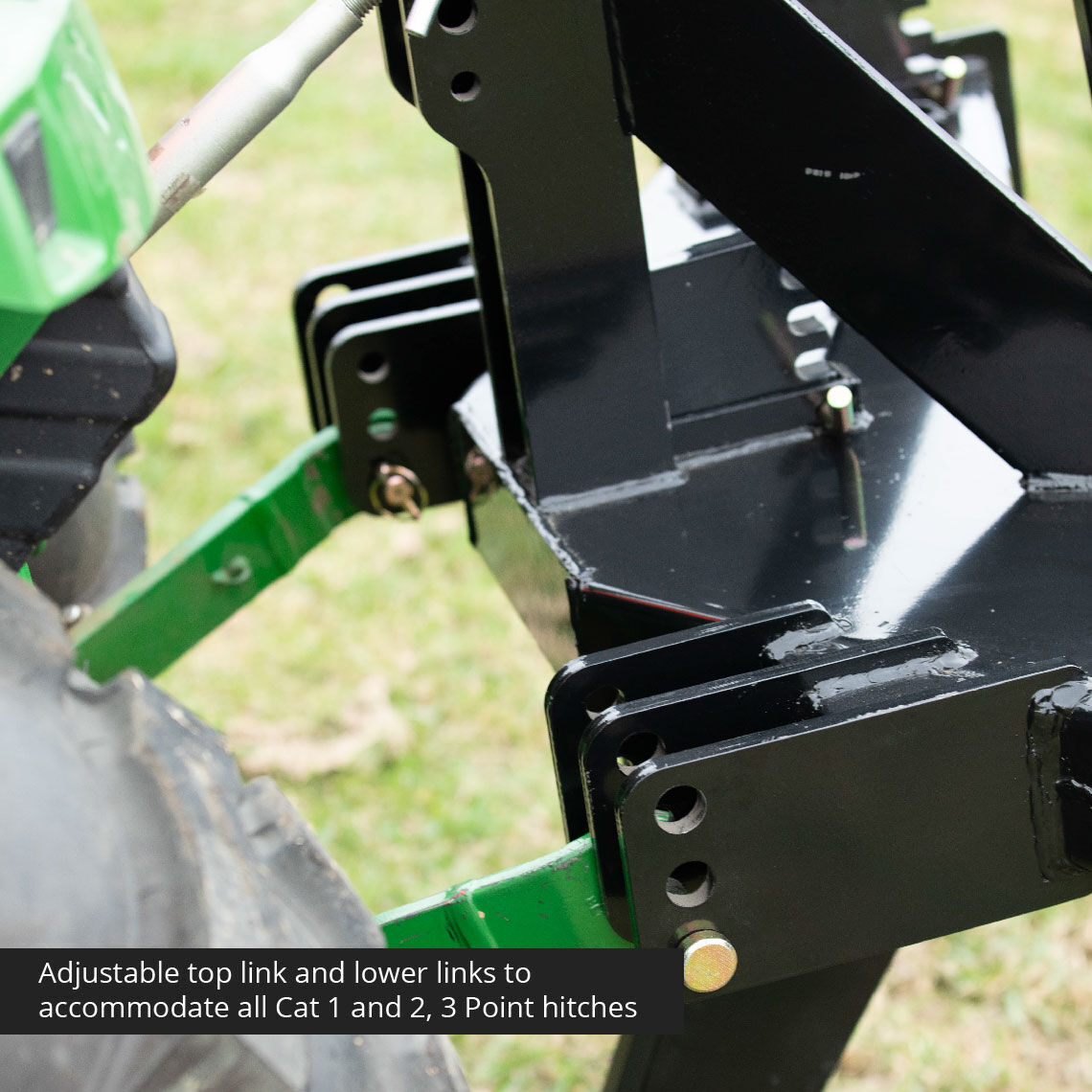 Titan Attachments 3 Shank Subsoiler Ground Ripper Fits Category 1 and 2 ...