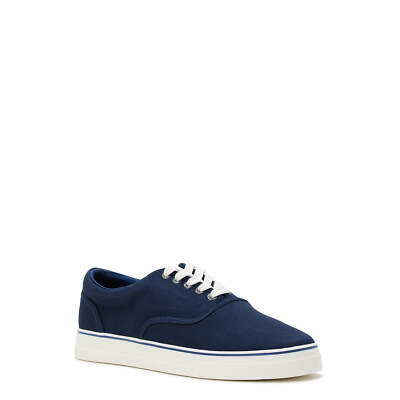 Chaps Men’s Chace Canvas Lace-Up Sneakers Size 10M Color Blue | eBay