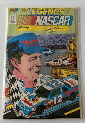 The Legends of Nascar Comic Book #4 - Starring BOBBY ALLISON Sharpie ...