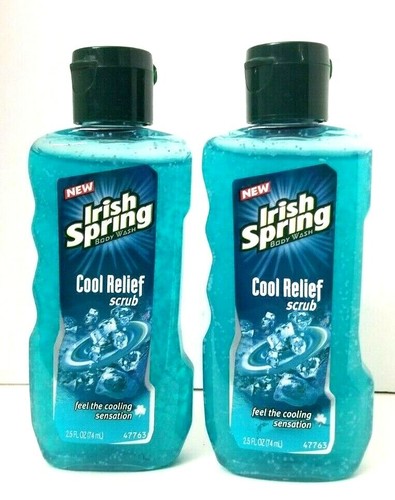 2 pk IRISH SPRING Cool Relief Scrub 2.5 oz ea Travel Size RARE | eBay