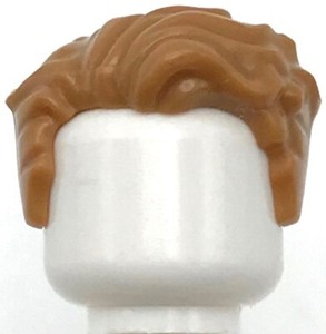 Lego New Medium Flesh Minifigure Hair Swept Left Tousled Wig Piece | eBay