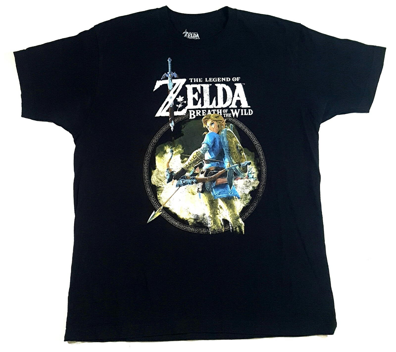 The Legend Of Zelda Breath Of The Wild T Shirt Black … - Gem