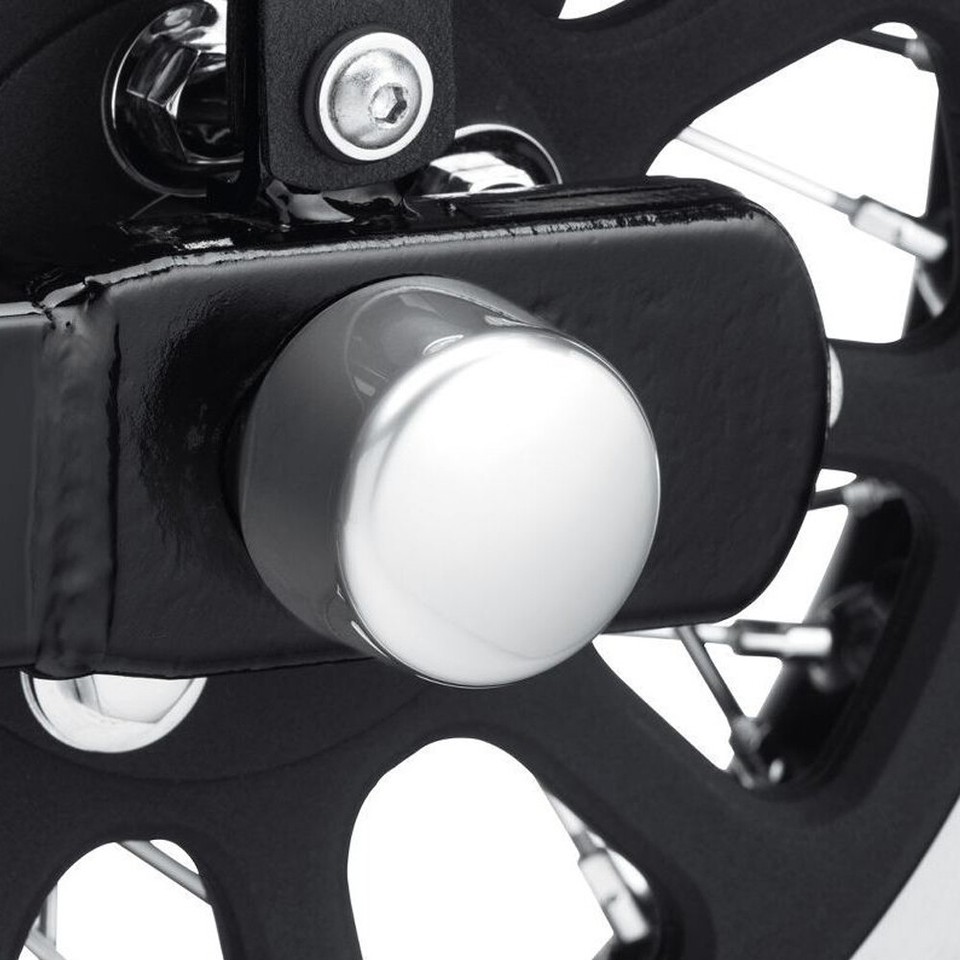 Front Axle Cap Nut Covers For Harley Softail Dyna Touring Street Glide ...