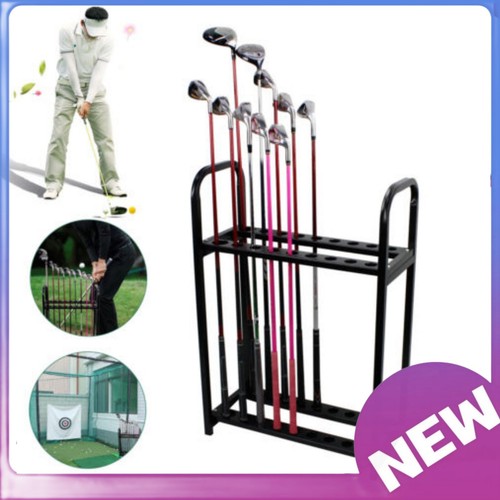18 Clubs Rack Golf Club Display Organizer Metal Golf Steel Racks ...