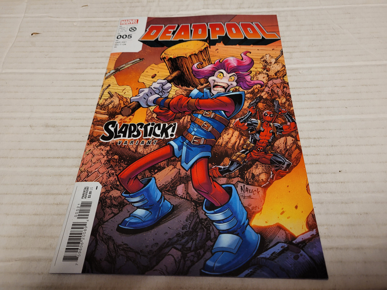 Deadpool # 5 (2023, Marvel) 1st Print Nauck Slapstick Variant | eBay