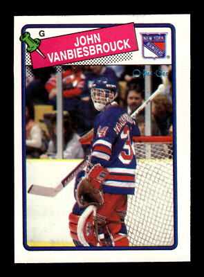 John Vanbiesbrouck 1988-89 O-Pee-Chee #102 New York Rangers | eBay