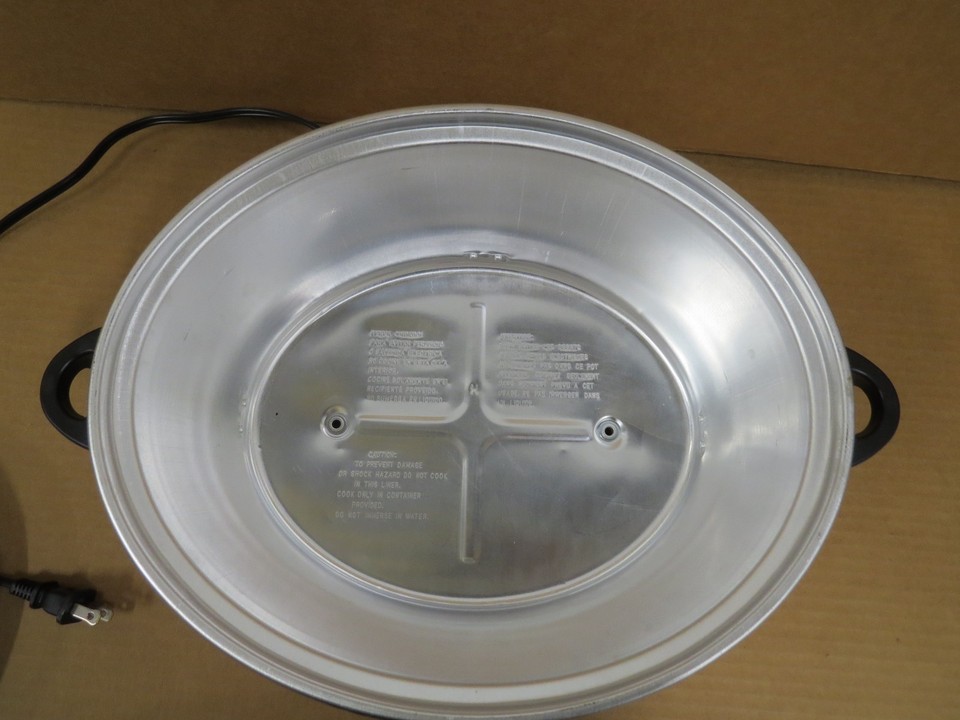 Hamilton Beach 5 Quart Portable Oval Slow Cooker w/Lid Latch Strap Red ...
